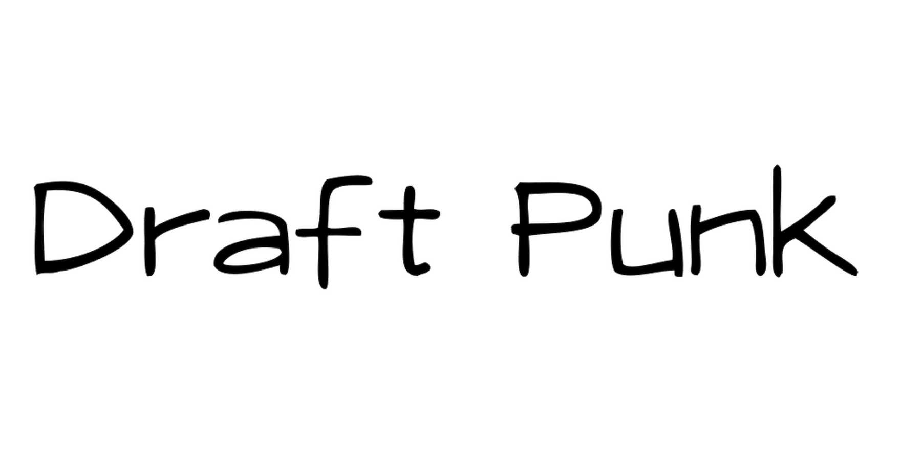 Draft Punk in use - Fonts In Use