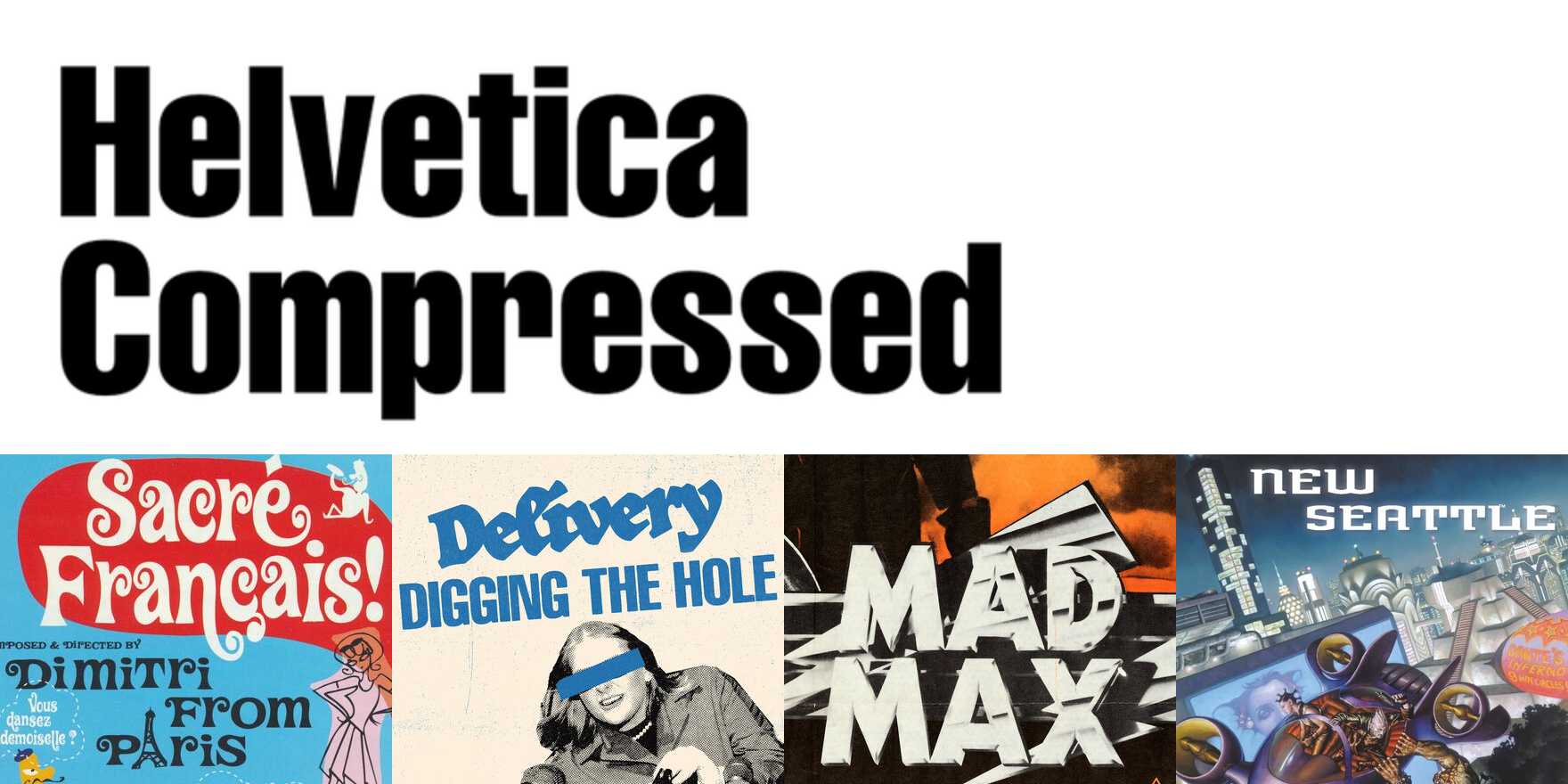 Helvetica Compressed in use - Fonts In Use