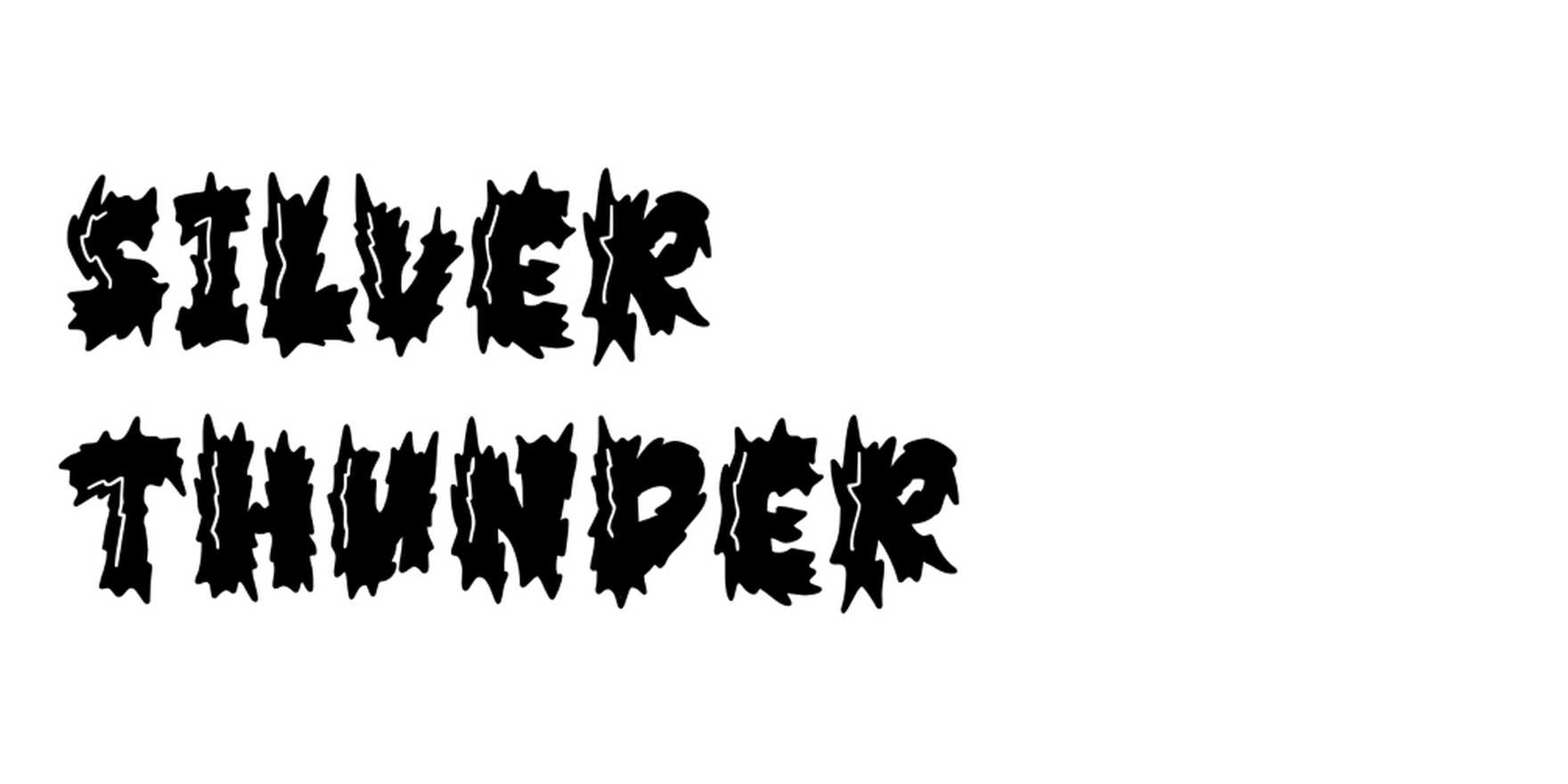 Silver Thunder in use - Fonts In Use