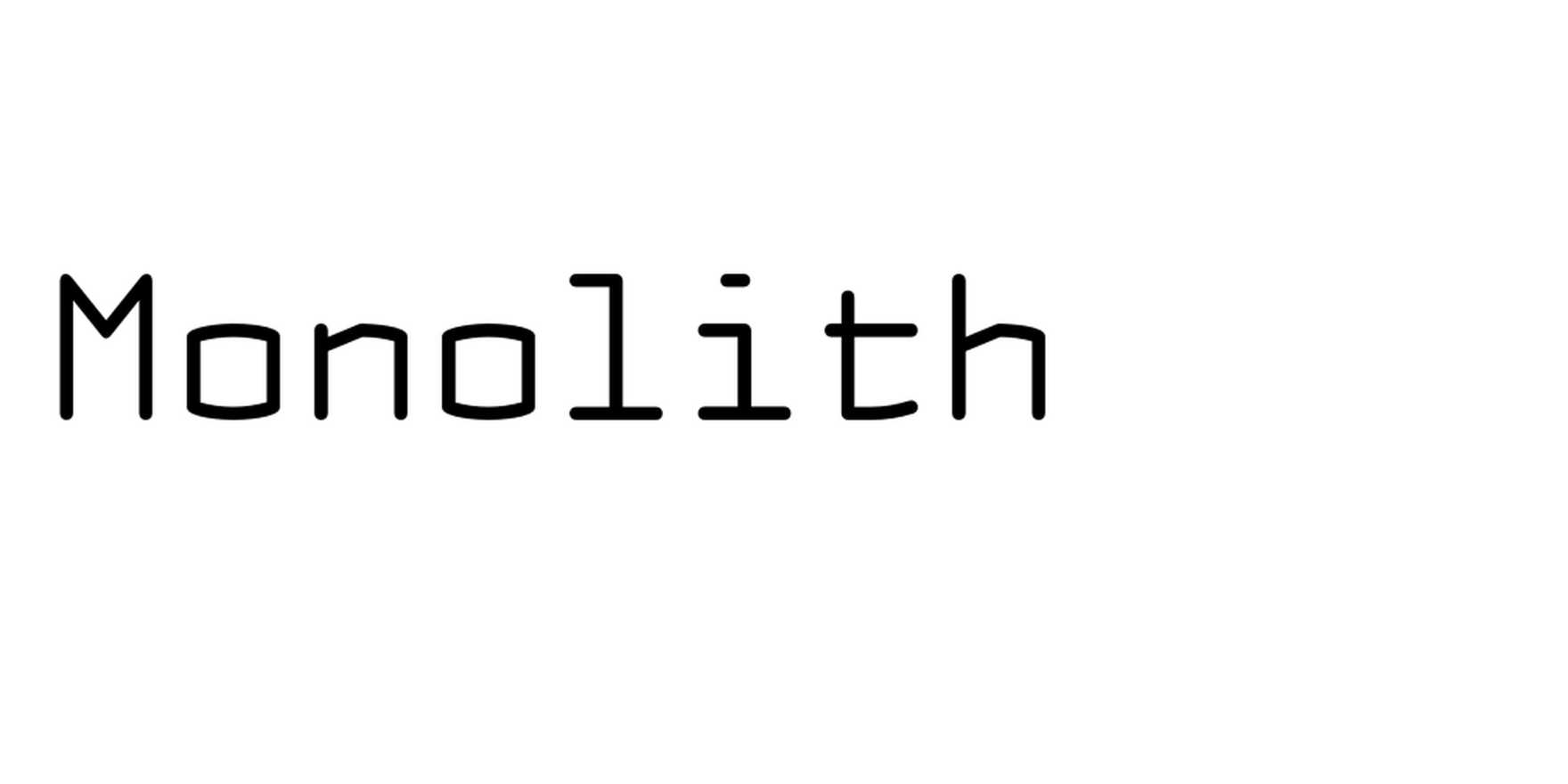 Monolith FTN in use - Fonts In Use