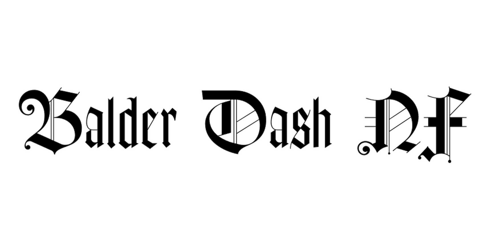 Balder Dash NF in use - Fonts In Use