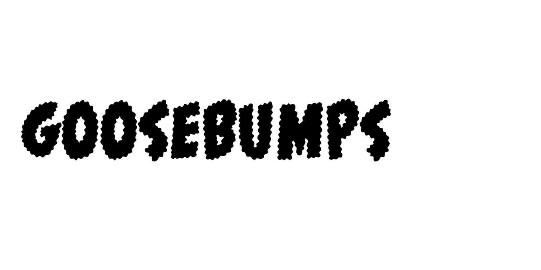 Goosebumps in use - Fonts In Use