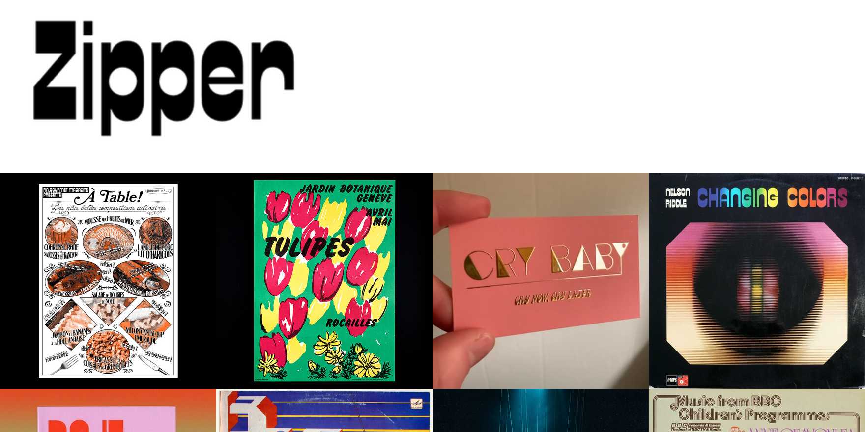 Zipper in use - Fonts In Use