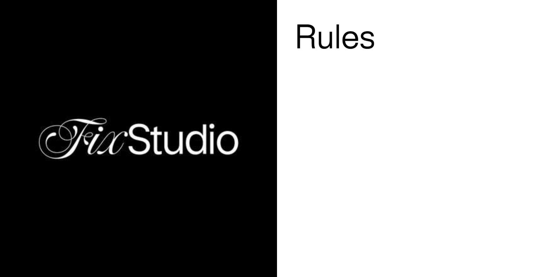 Fix Studio identity and website - Fonts In Use