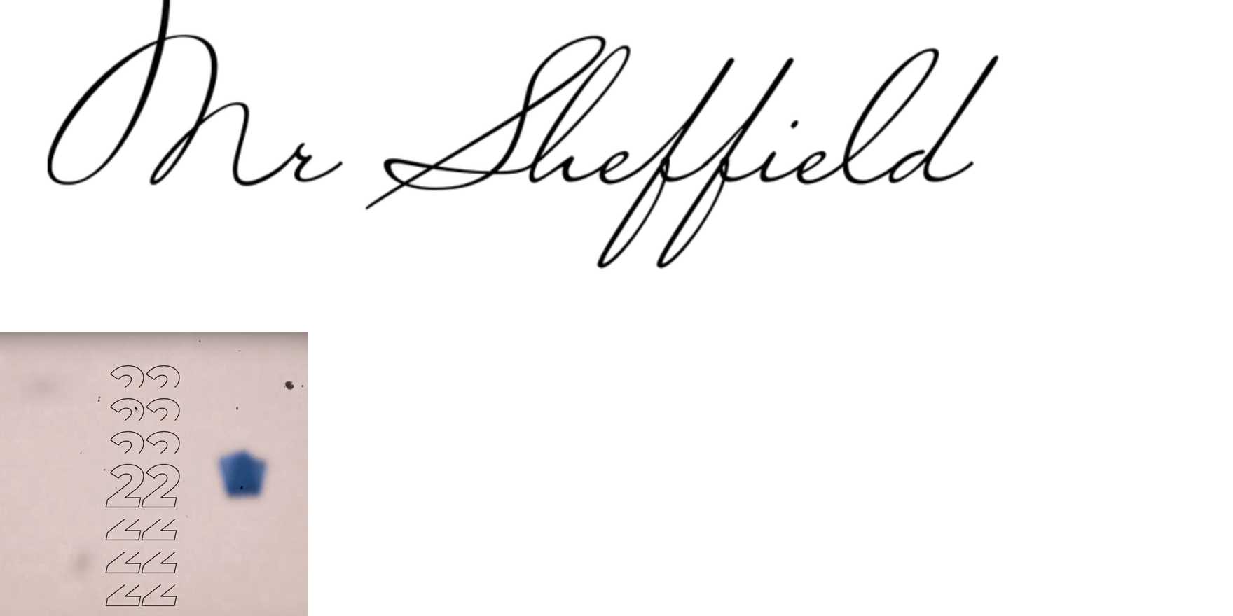 Mr Sheffield in use - Fonts In Use