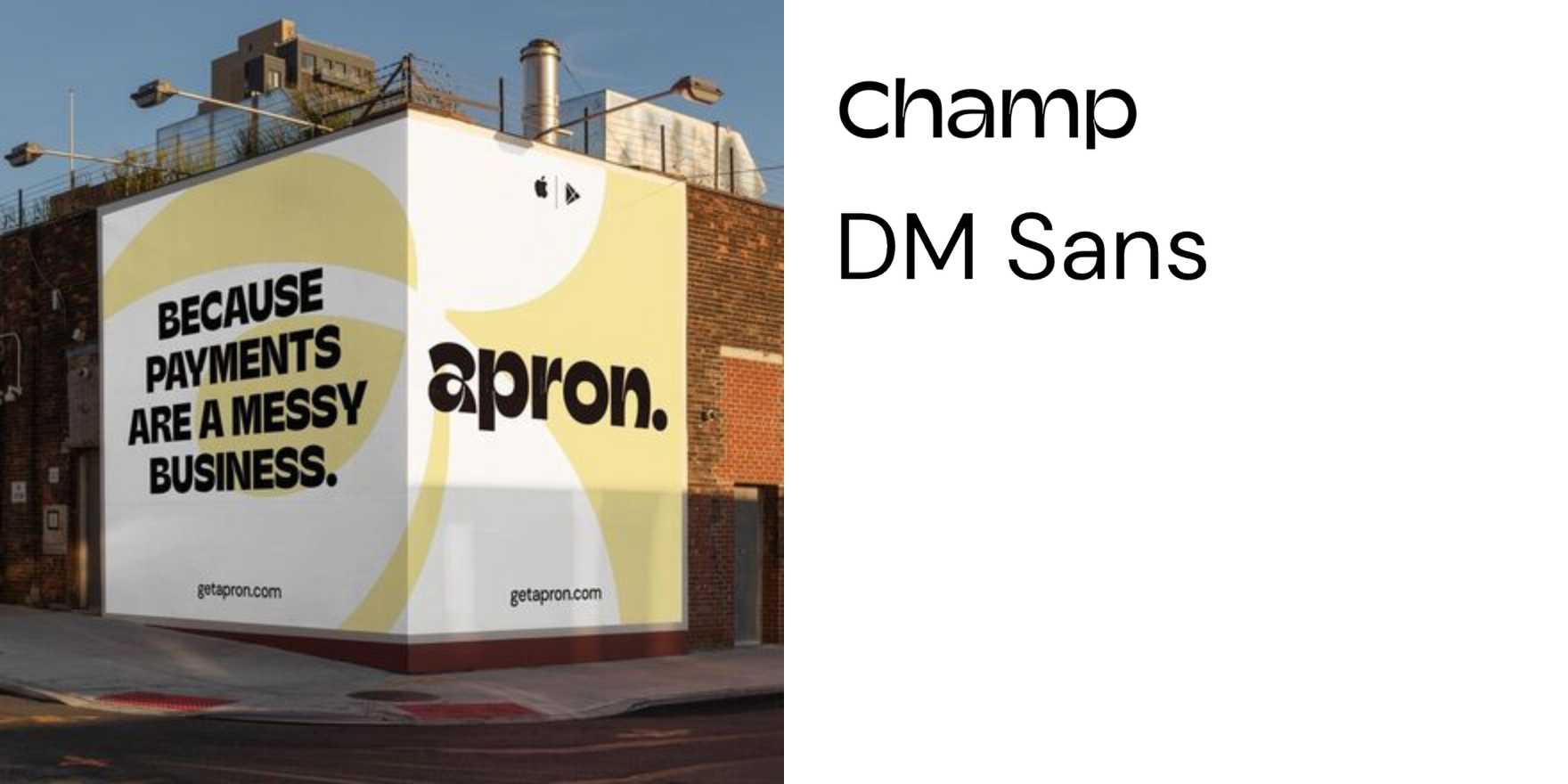 Apron - Fonts In Use