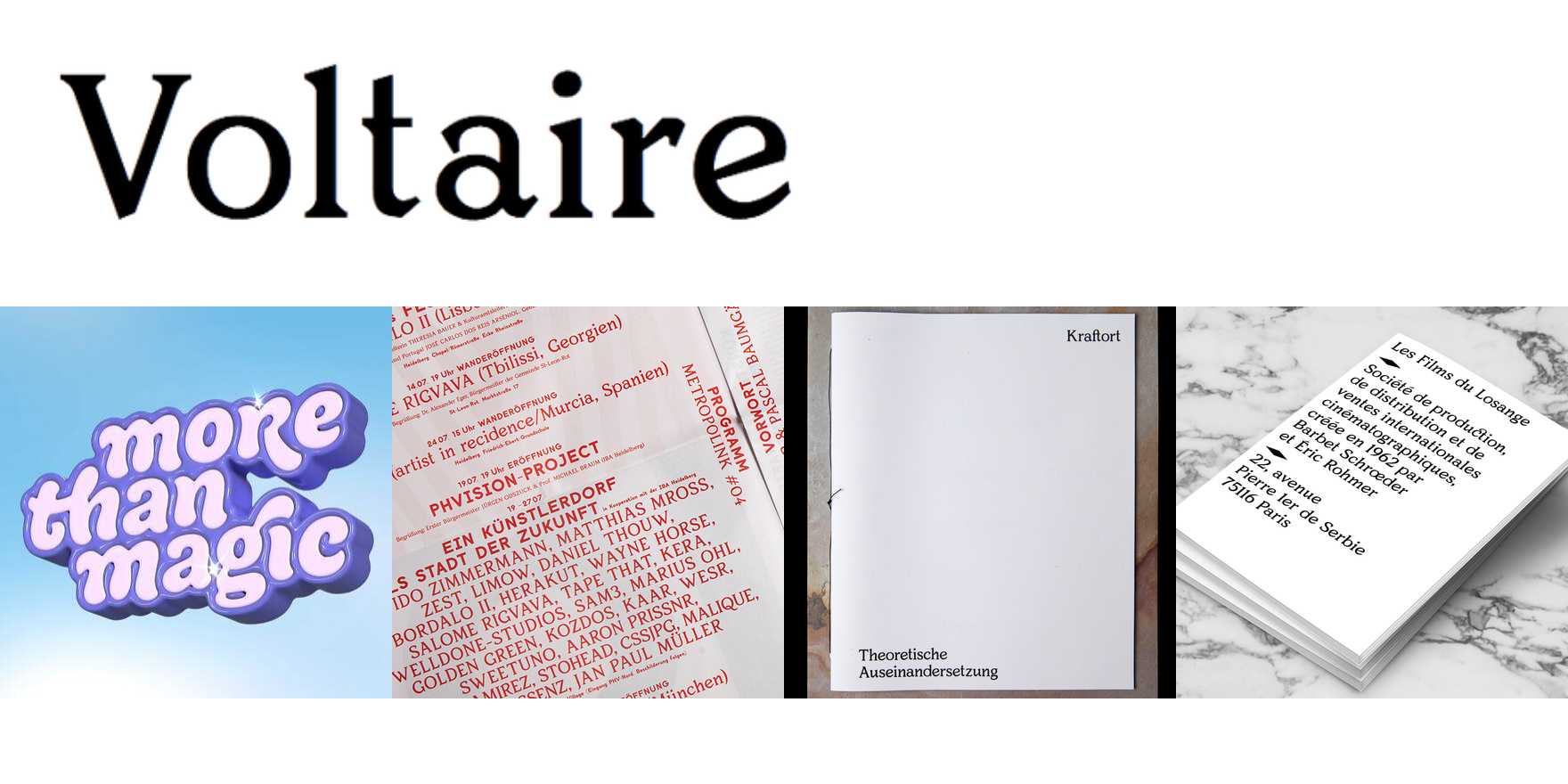 Voltaire (New Letters) in use - Fonts In Use