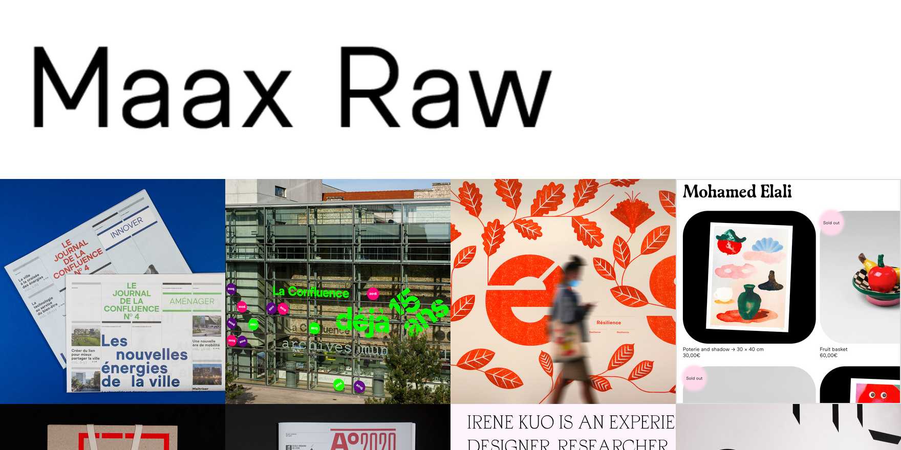 Maax Raw in use - Fonts In Use
