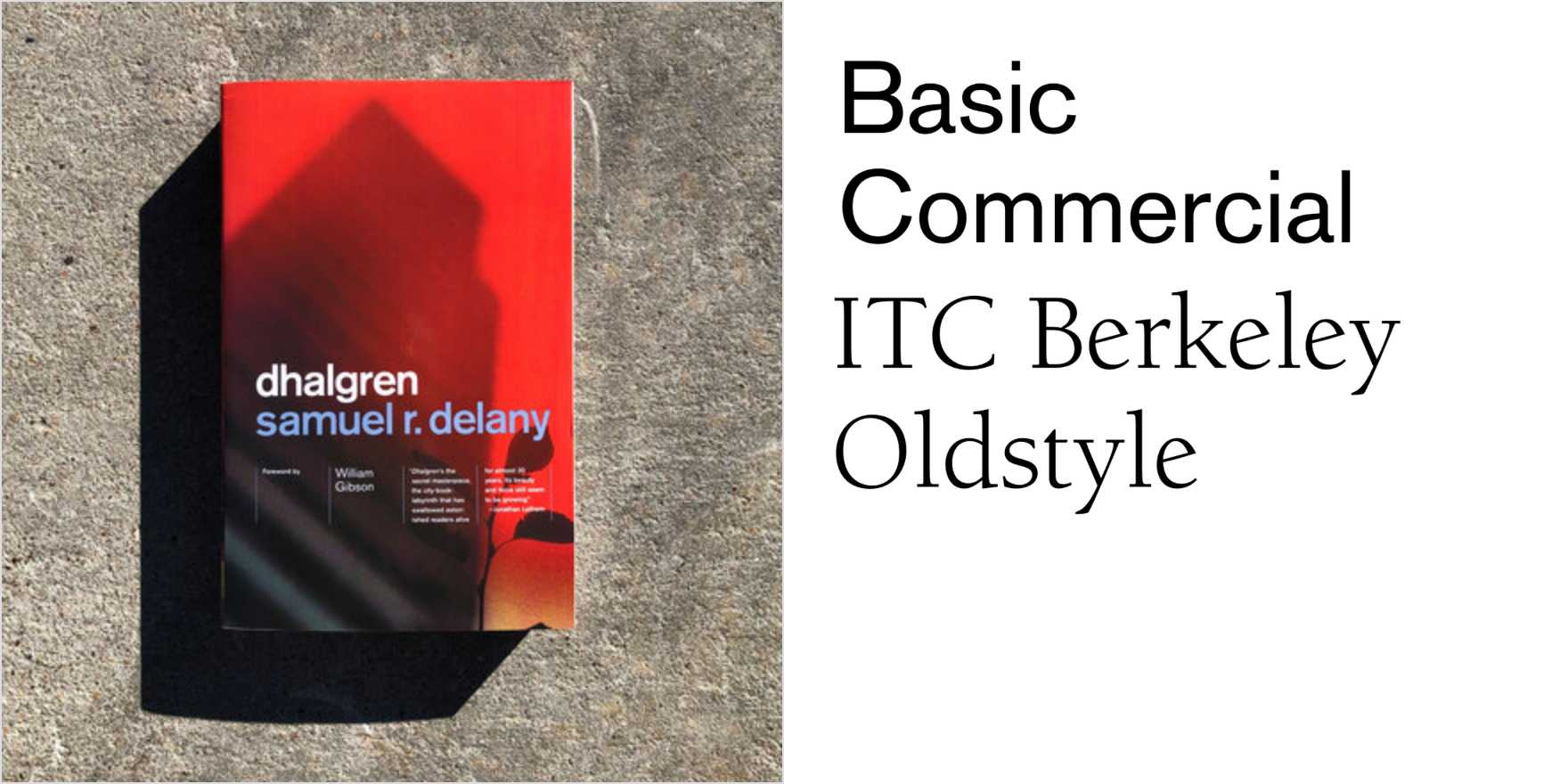 Dhalgren by Samuel R. Delany (Vintage Books) - Fonts In Use