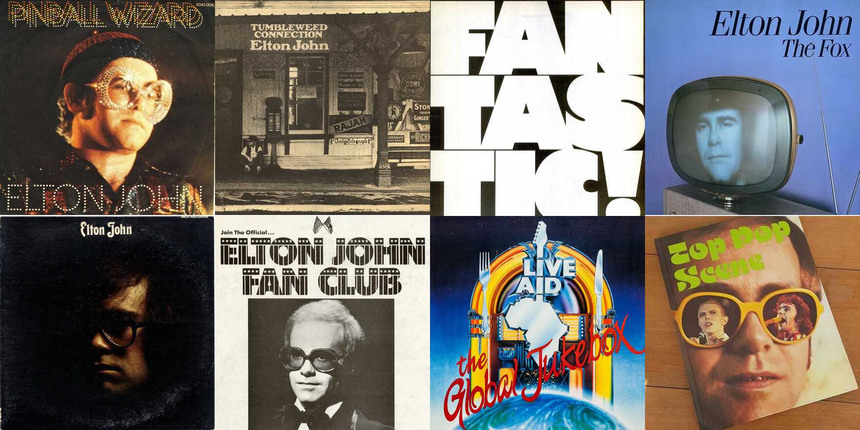 Elton John - Fonts In Use