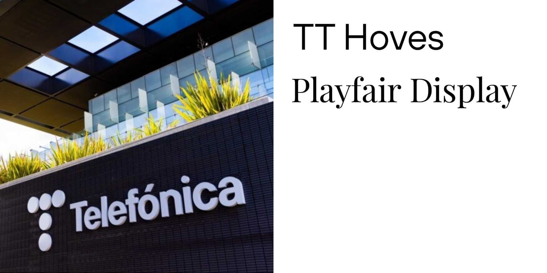 Telefónica - Fonts In Use