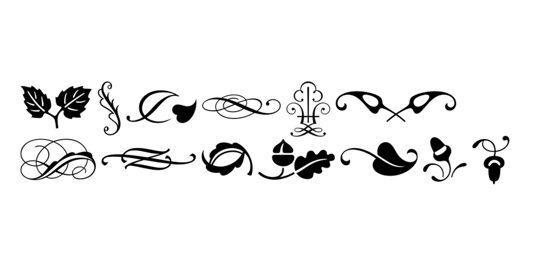 Type Embellishments in use - Fonts In Use