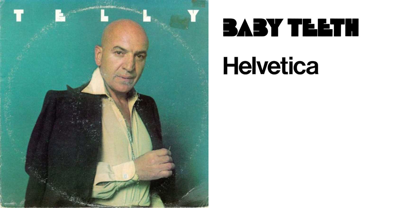 Telly Savalas – Telly album art - Fonts In Use