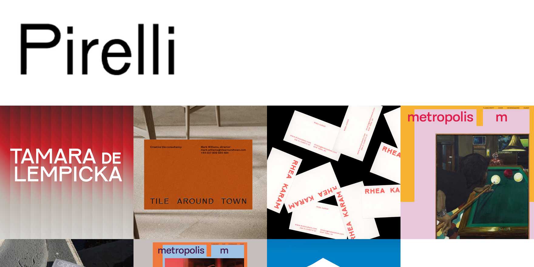 Pirelli in use - Fonts In Use