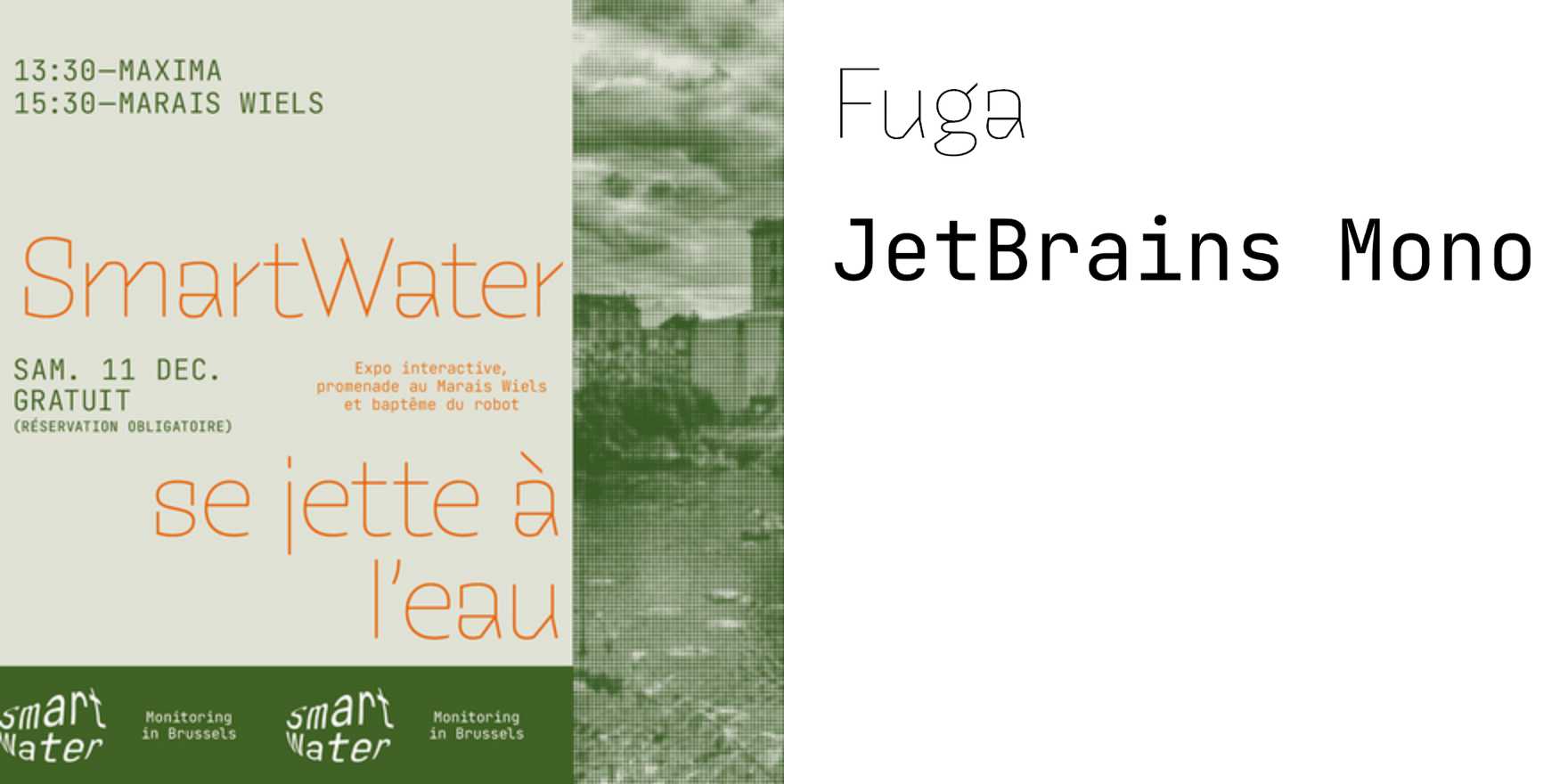 SmartWater - Fonts In Use