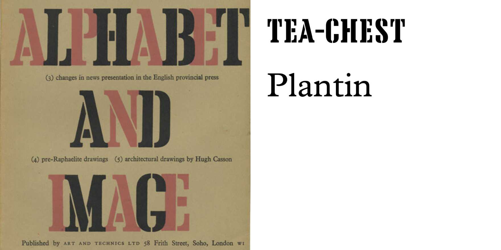 Alphabet and Image 6, January 1948 - Fonts In Use