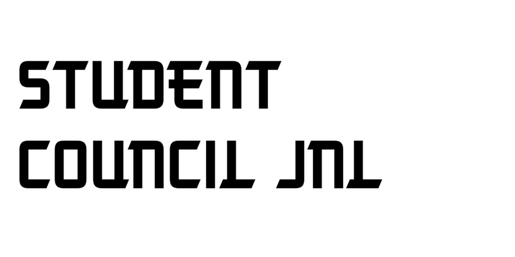 Student Council JNL in use - Fonts In Use