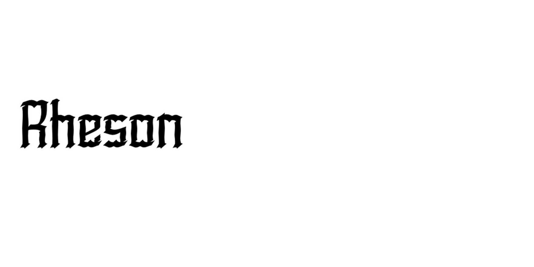 Rheson in use - Fonts In Use
