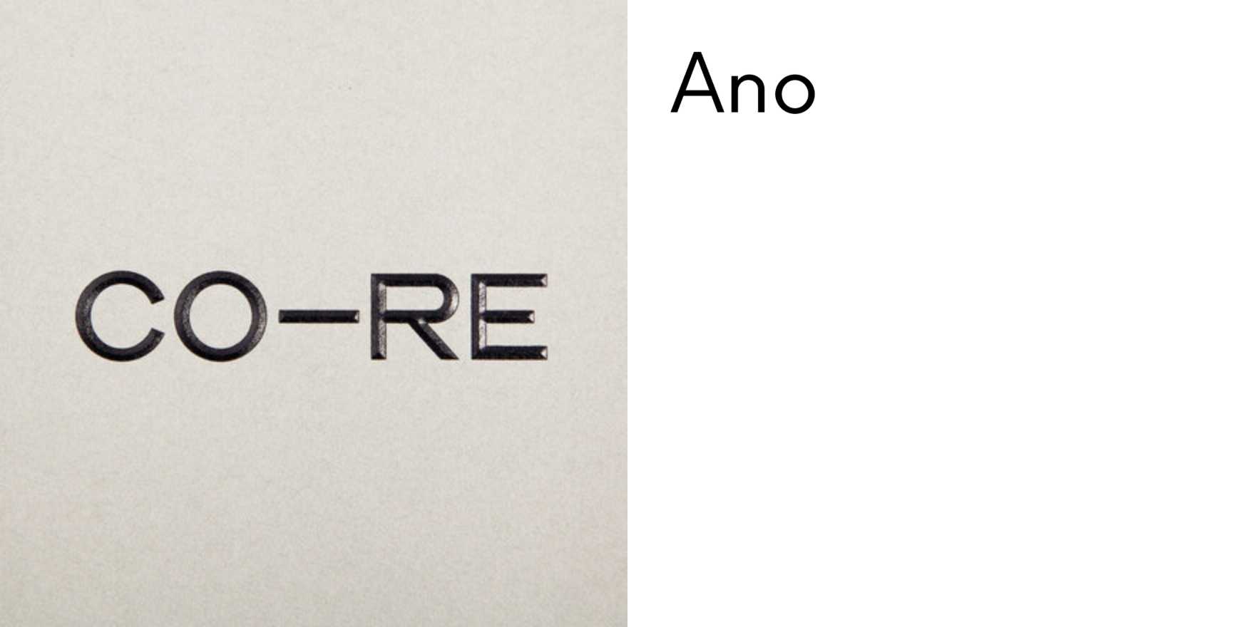 CO—RE - Fonts In Use