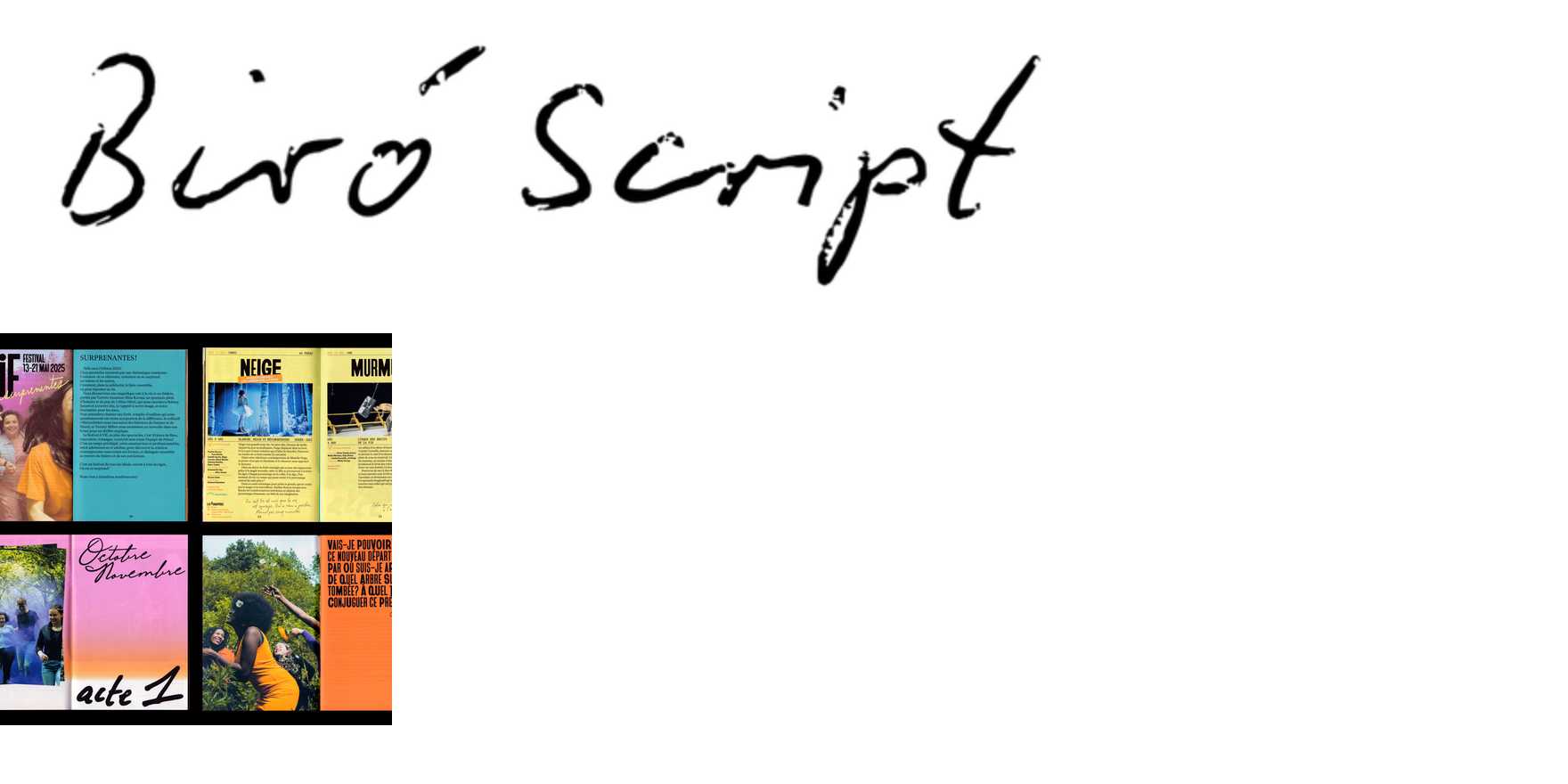 Biró Script in use - Fonts In Use