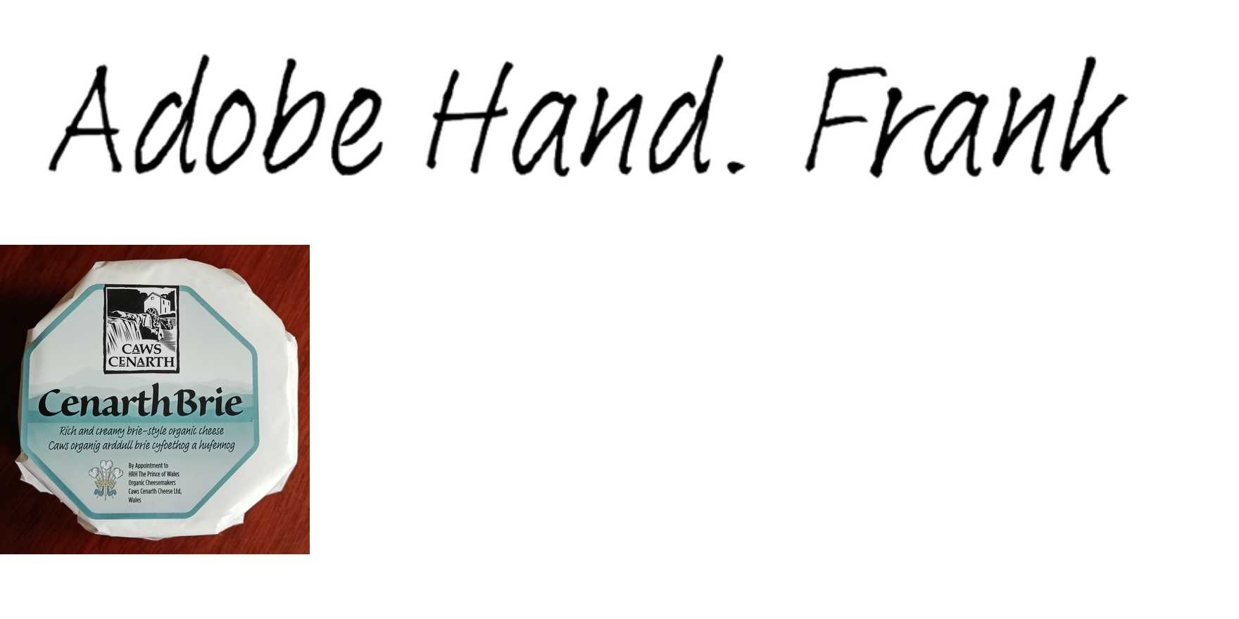 Adobe Handwriting Frank in use - Fonts In Use