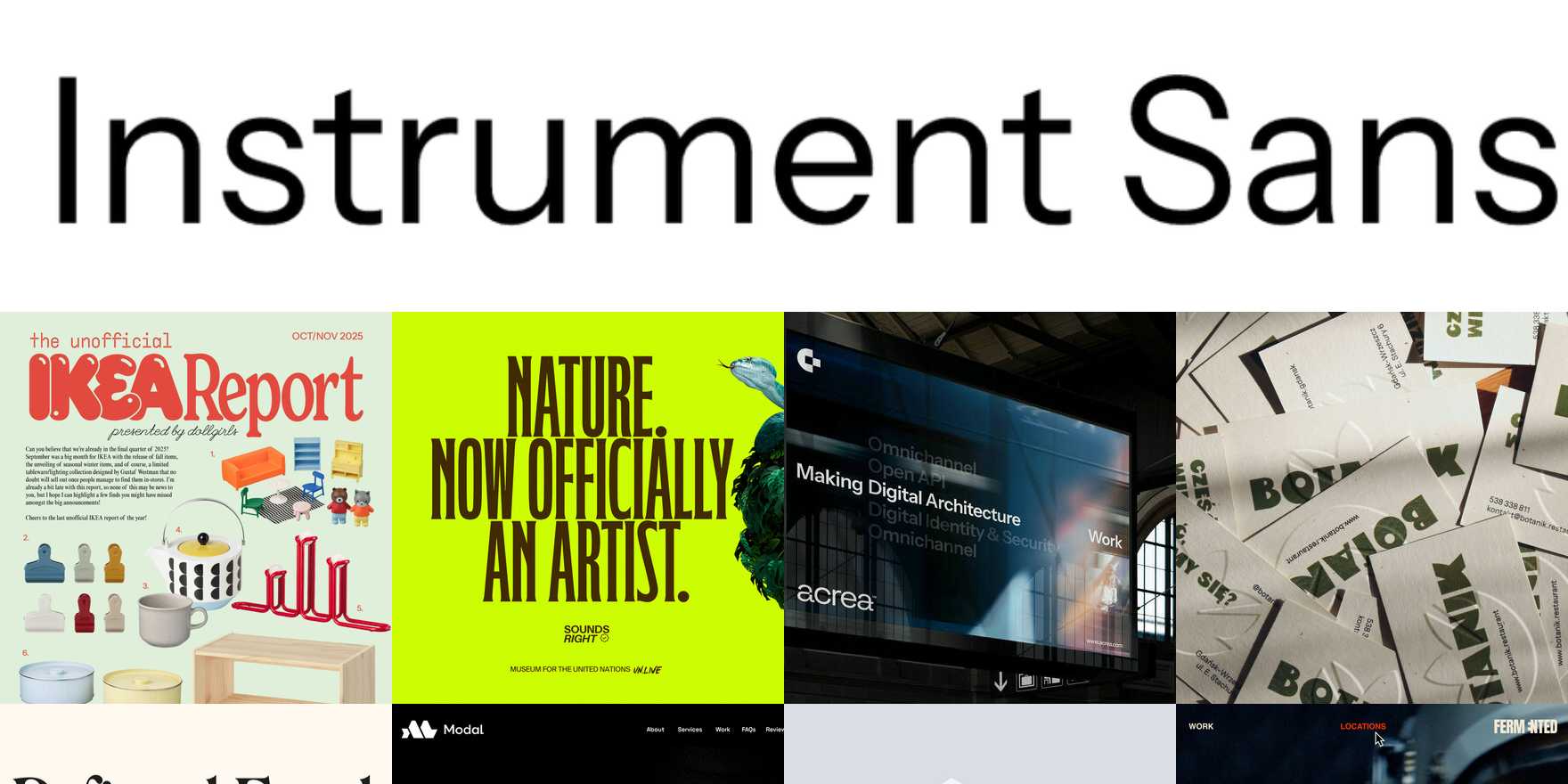 Instrument Sans in use - Fonts In Use