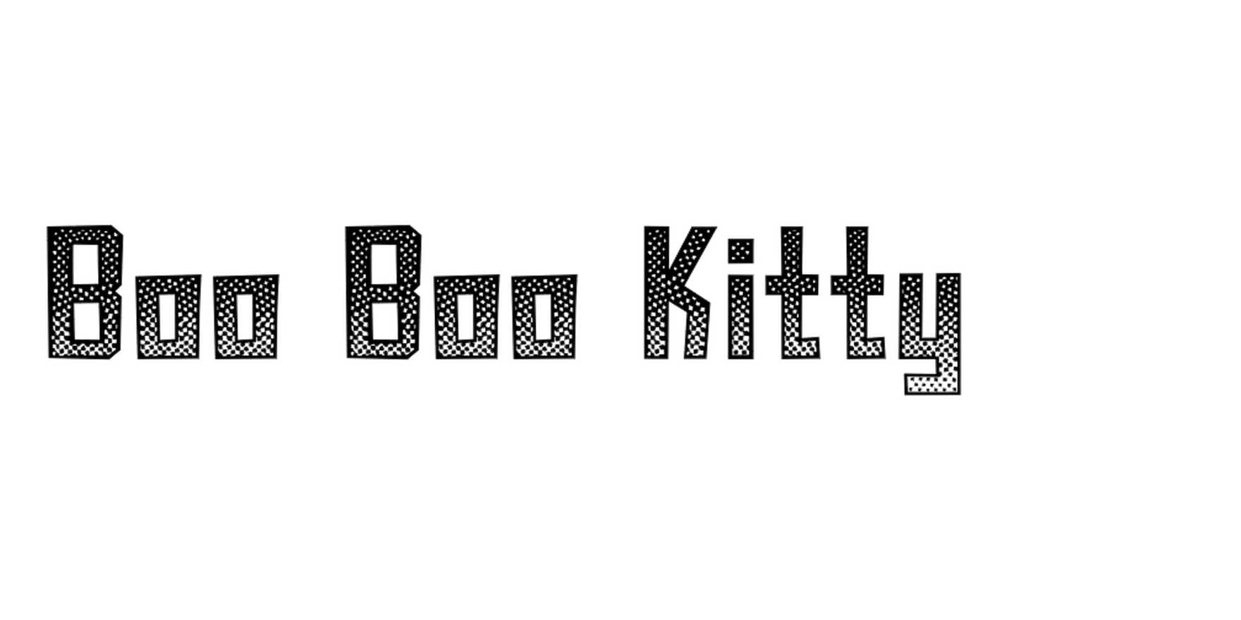 Boo Boo Kitty in use - Fonts In Use