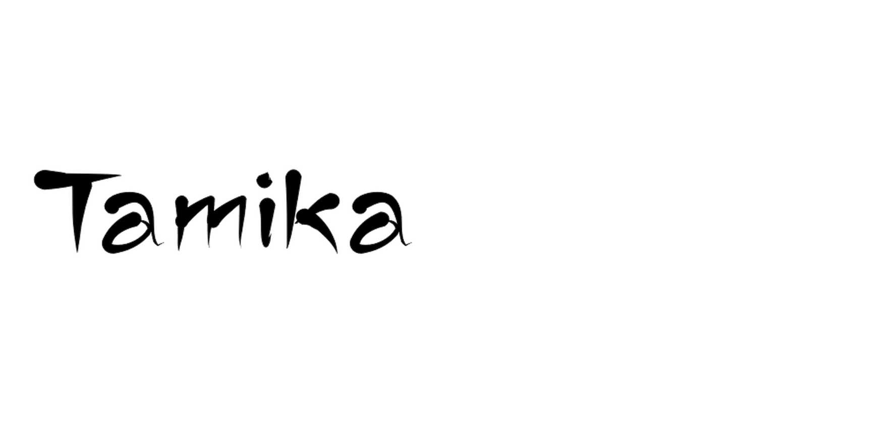 Tamika in use - Fonts In Use