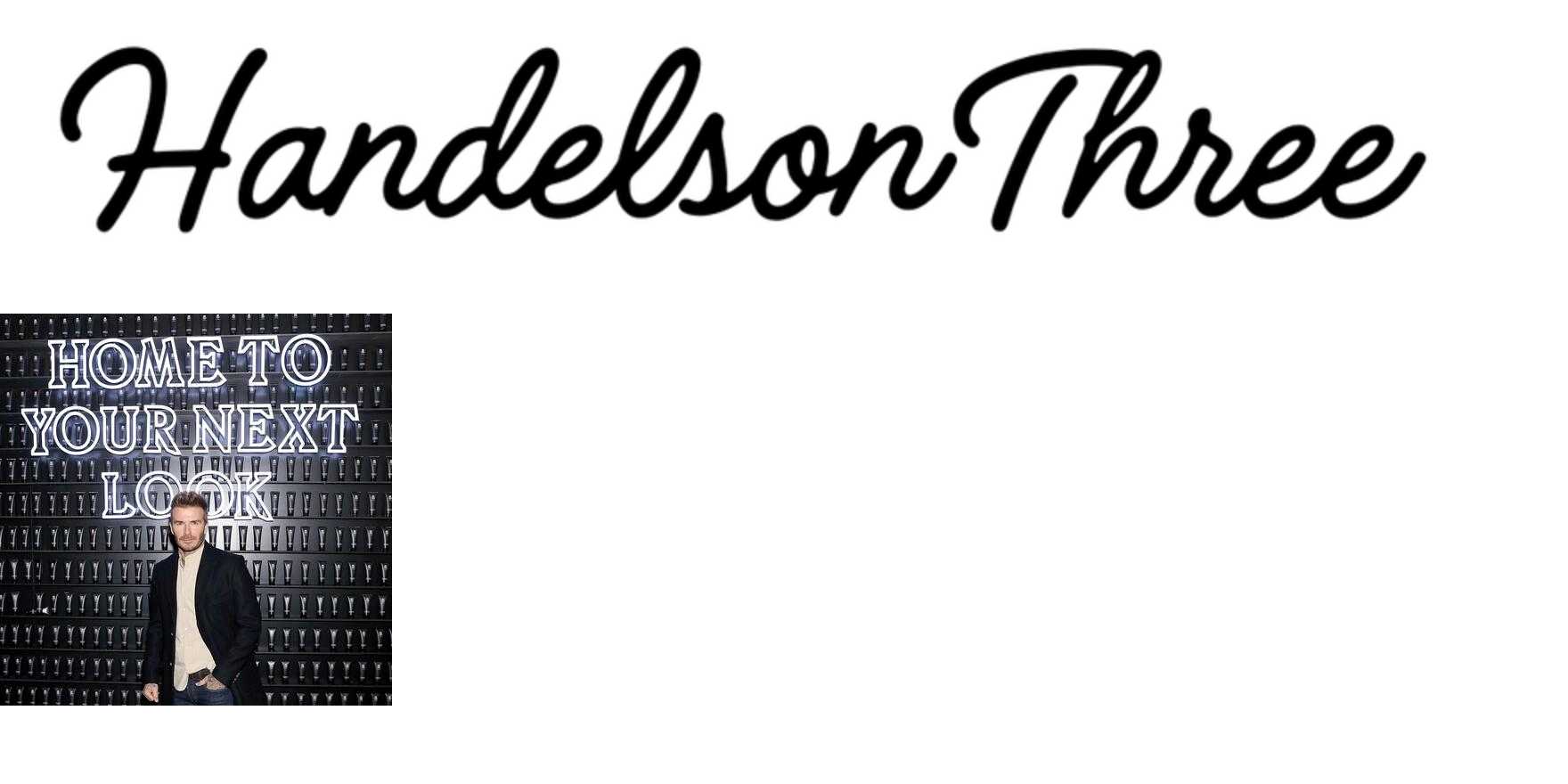Handelson Three in use - Fonts In Use