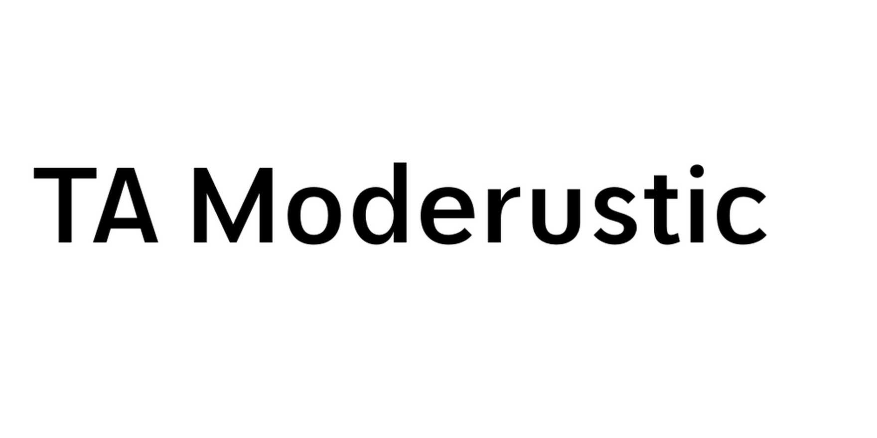 TA Moderustic in use - Fonts In Use