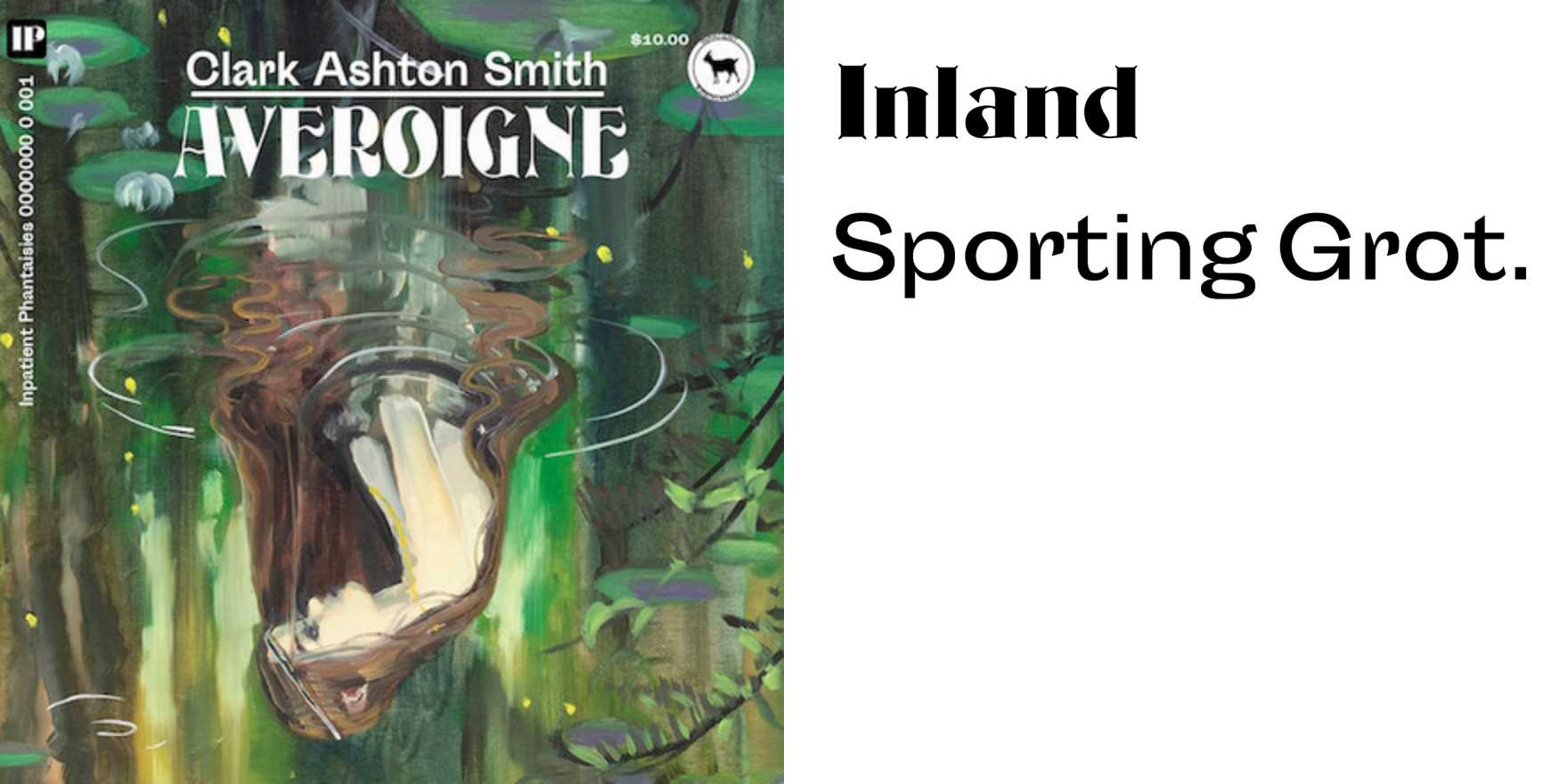 Averoigne by Clark Ashton Smith (Inpatient Press) - Fonts In Use