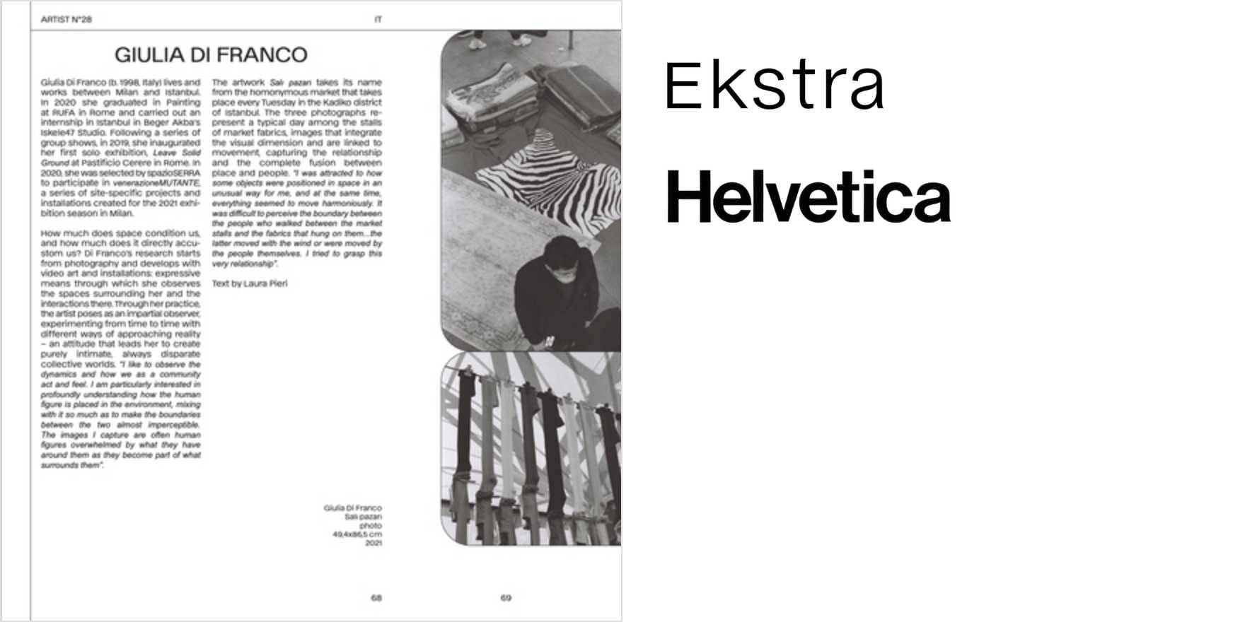 Rea! Art Fair 2022 catalog - Fonts In Use