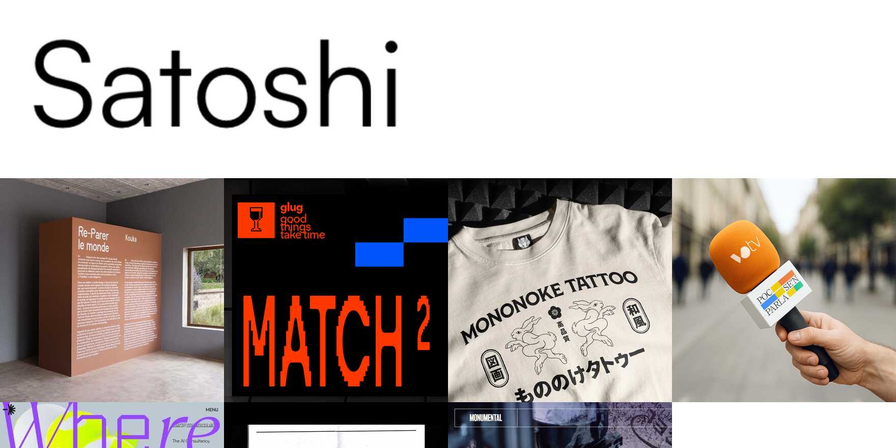 Satoshi in use - Fonts In Use