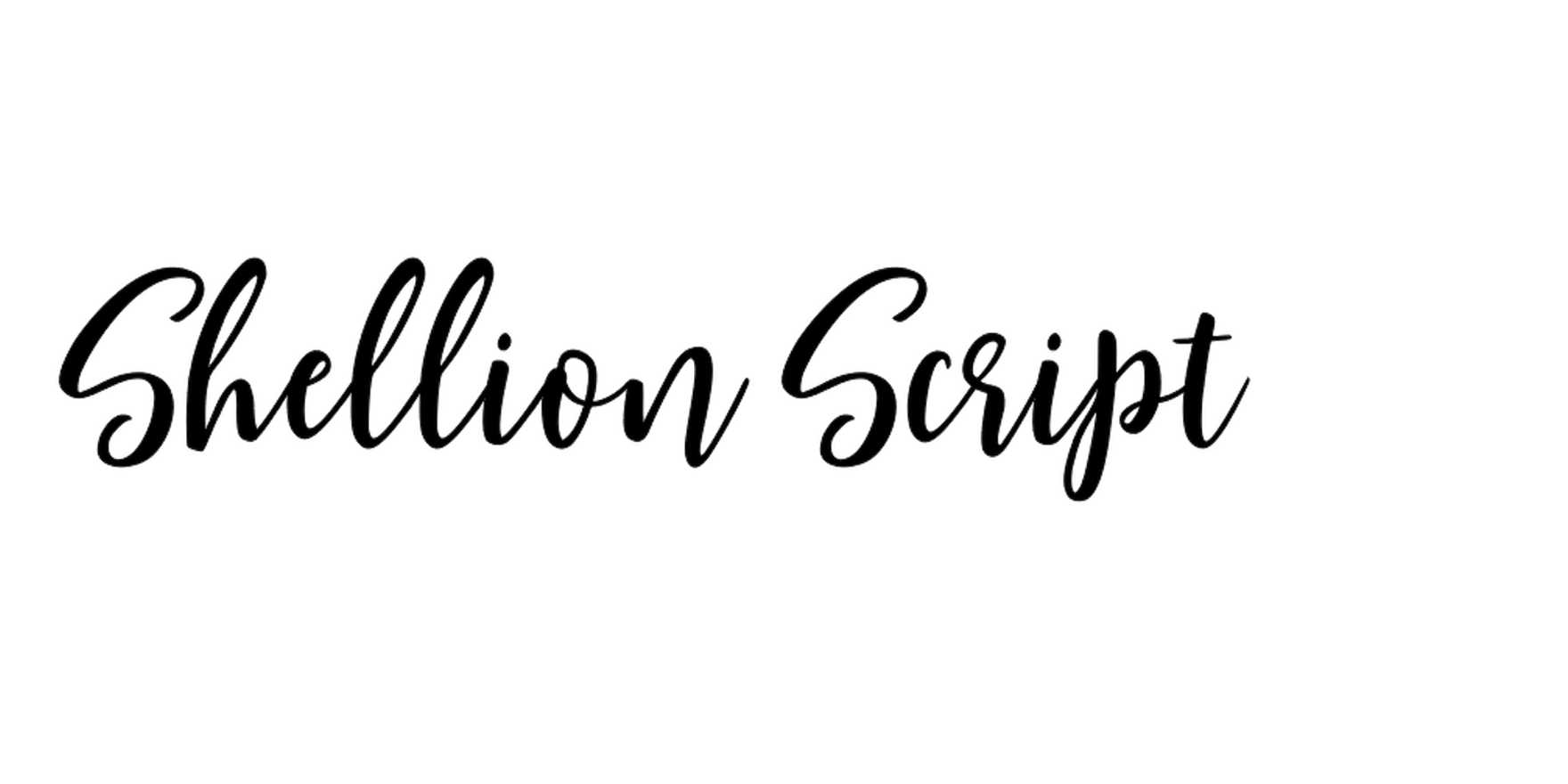 Shellion Script in use - Fonts In Use