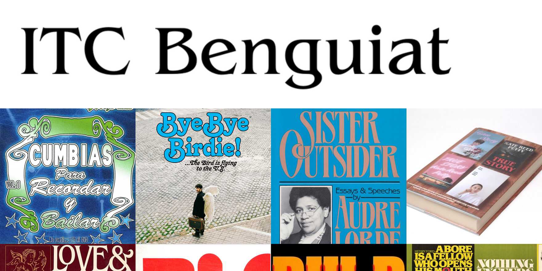 ITC Benguiat in use - Fonts In Use