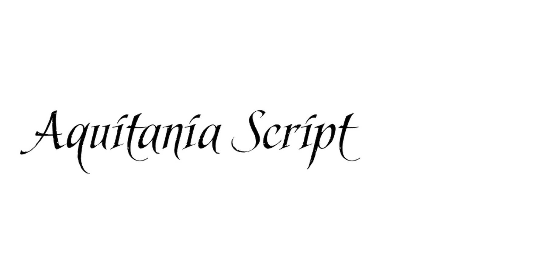 Aquitania Script in use - Fonts In Use
