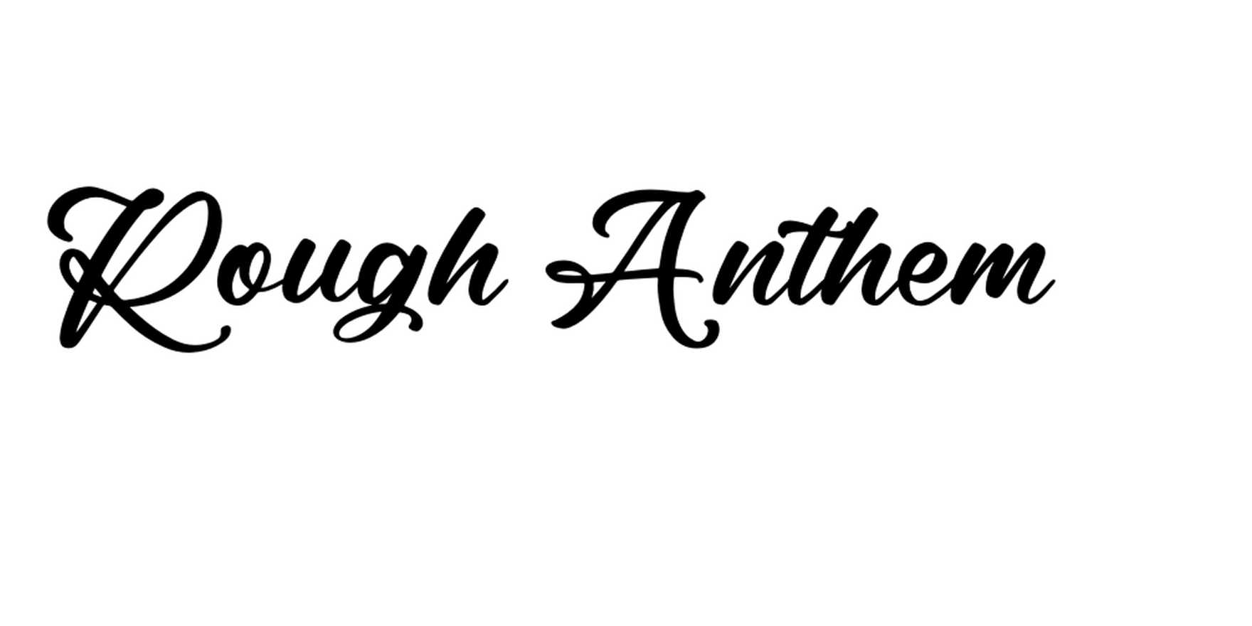 Rough Anthem in use - Fonts In Use