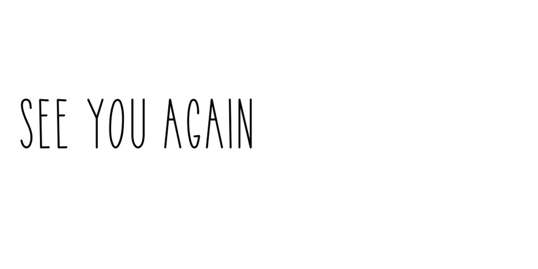 See You Again in use - Fonts In Use