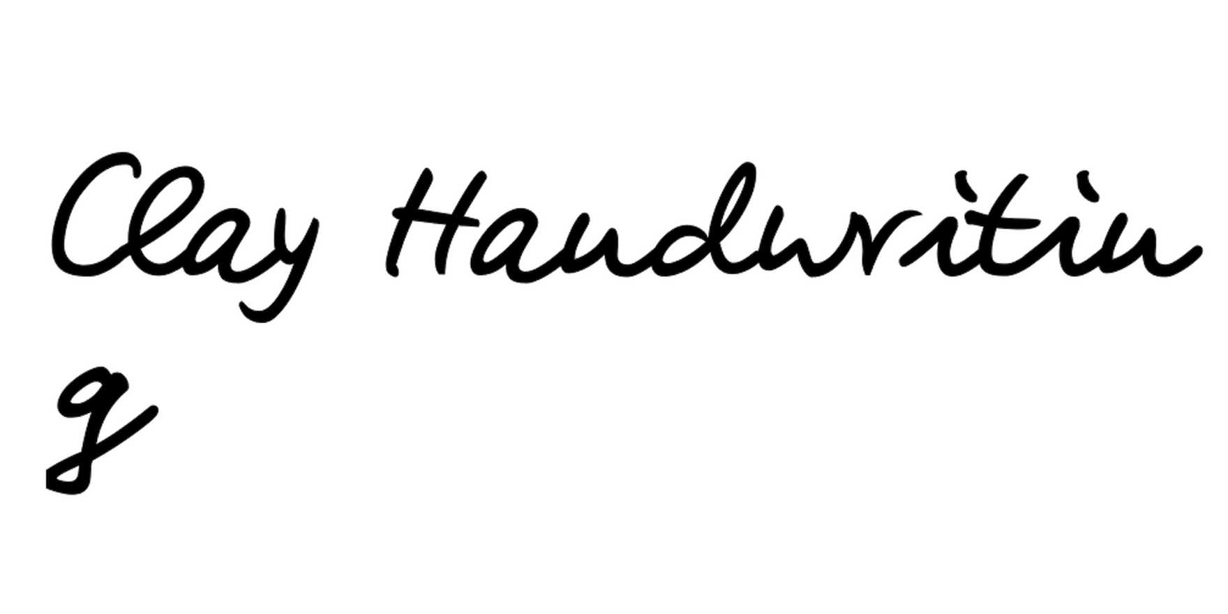 Clay Handwriting in use - Fonts In Use