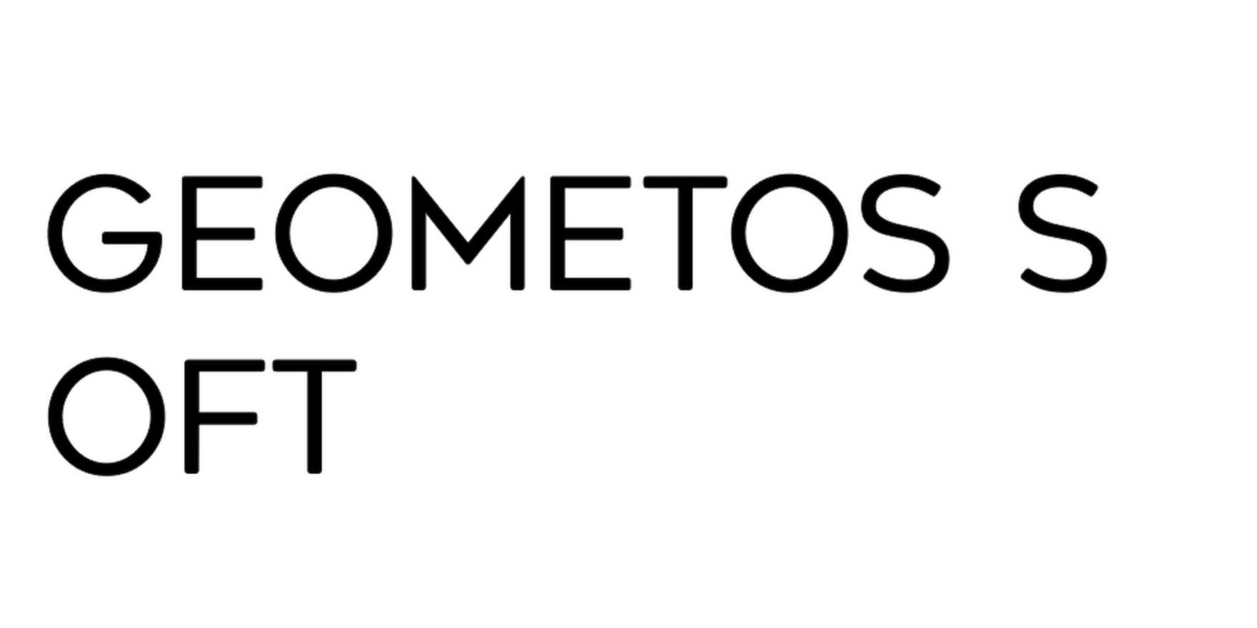 geometos font