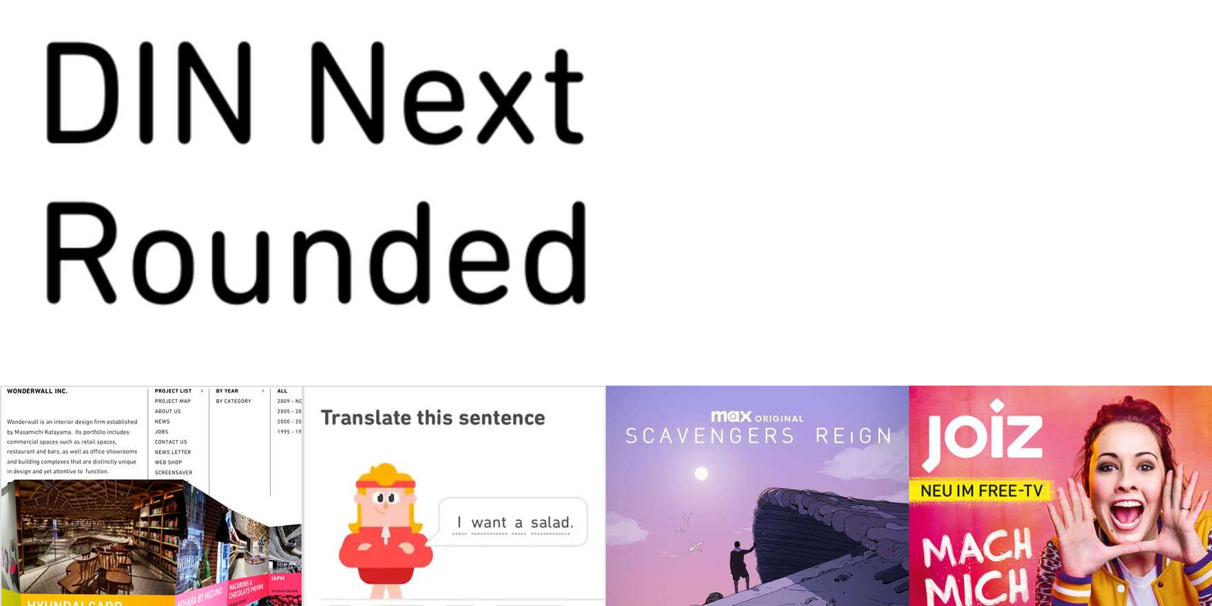 DIN Next Rounded in use - Fonts In Use