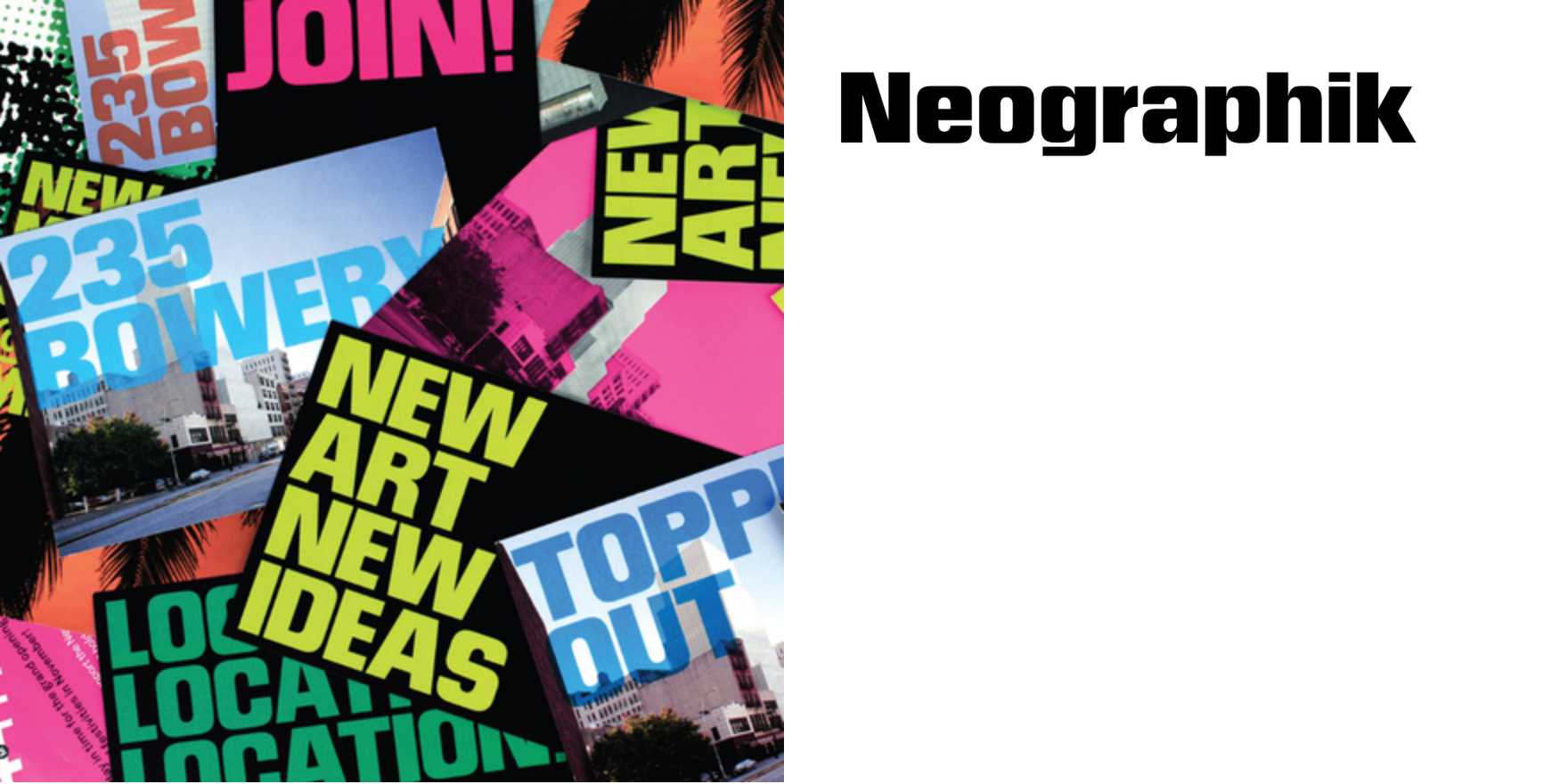 New Museum - Fonts In Use