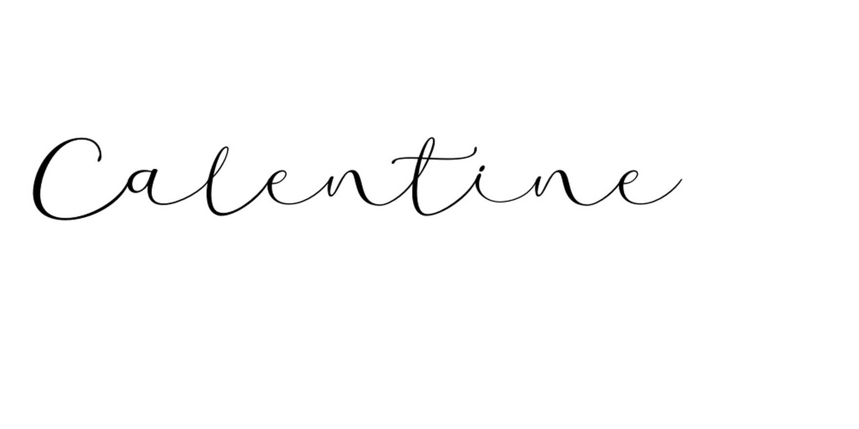 Calentine in use - Fonts In Use