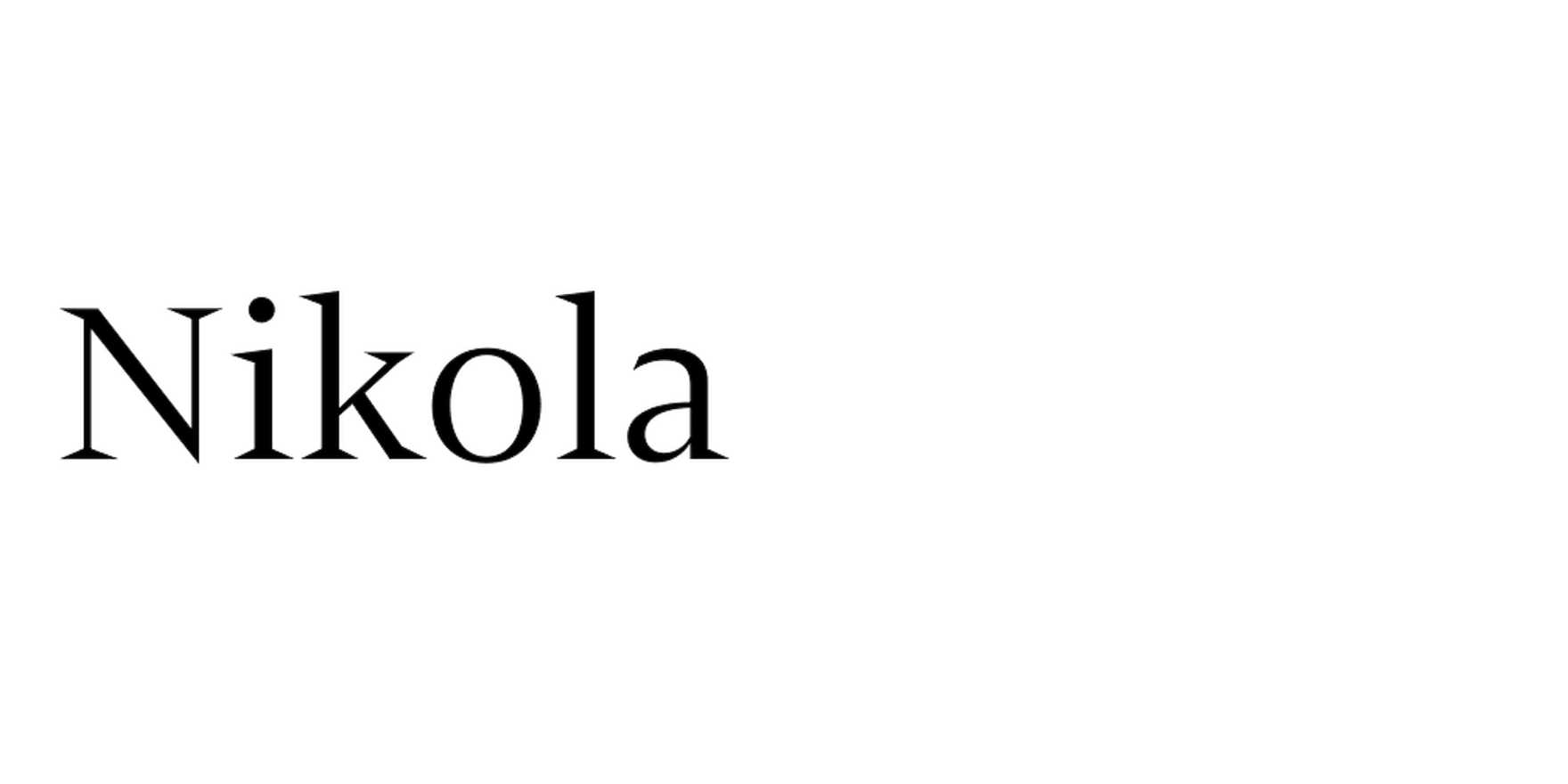 Nikola in use - Fonts In Use