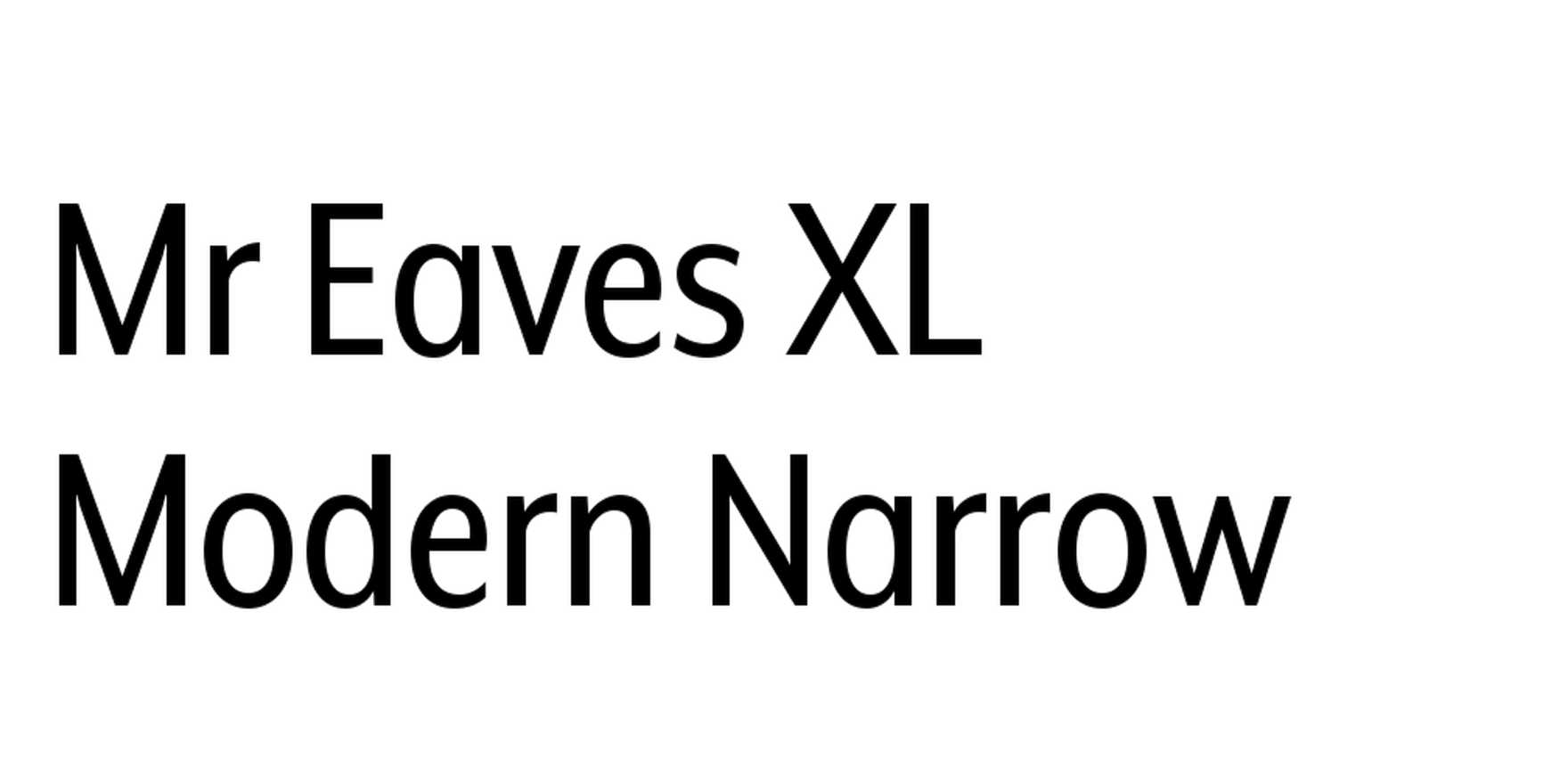 Mr Eaves XL Modern Narrow in use - Fonts In Use