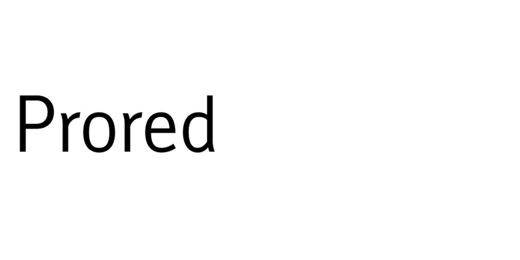 Prored in use - Fonts In Use