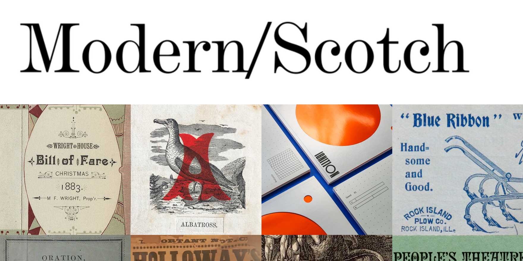 Modern/Scotch in use - Fonts In Use