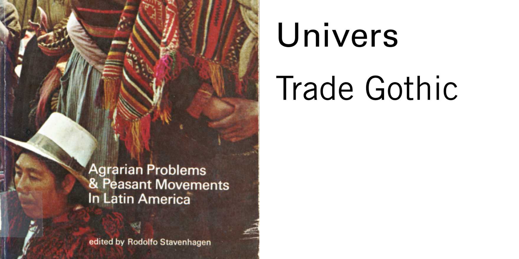 Agrarian Problems & Peasant Movements In Latin America - Fonts In Use
