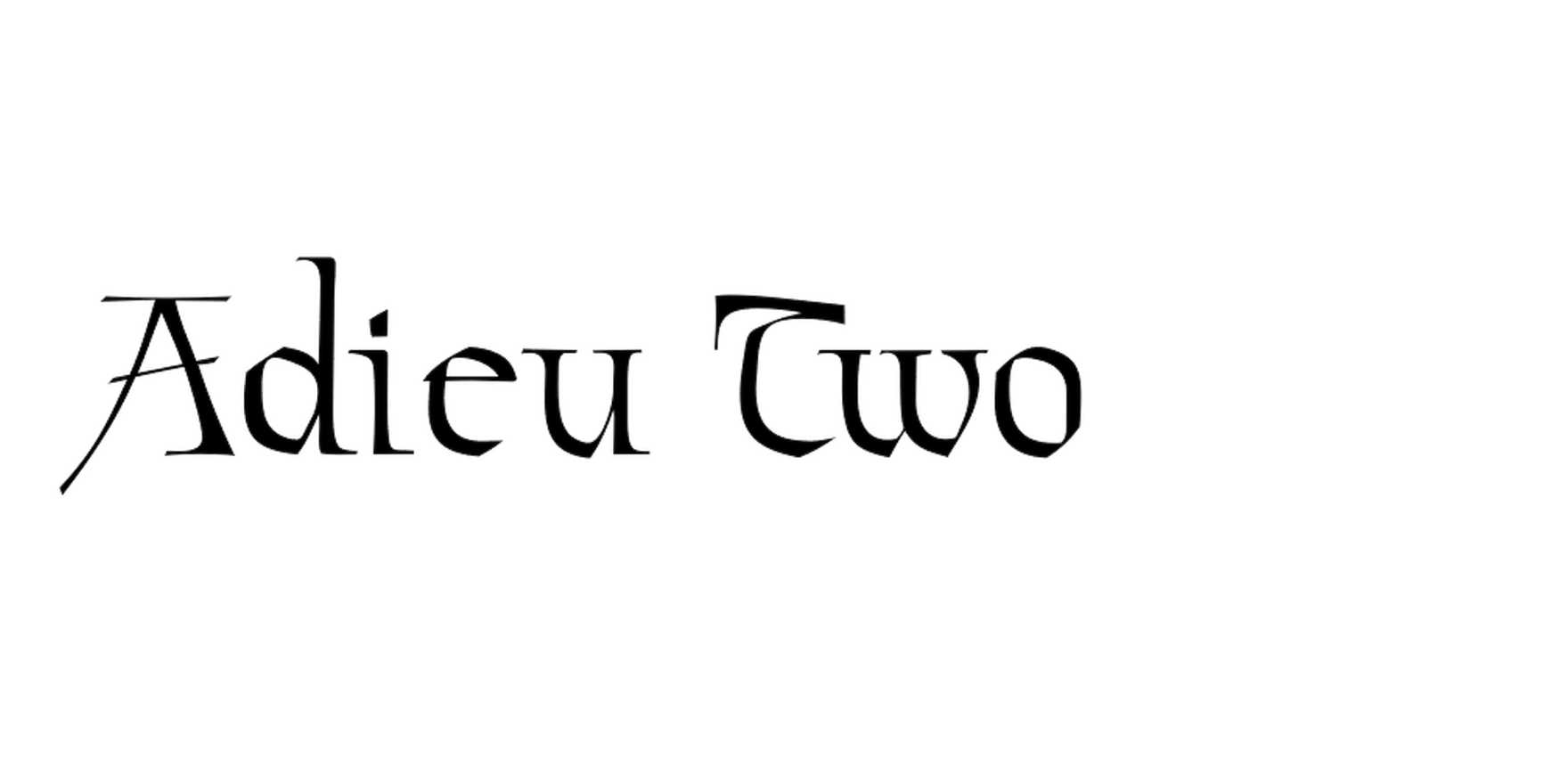Adieu Two in use - Fonts In Use