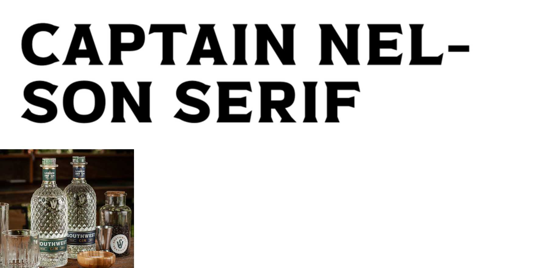Captain Nelson Serif in use - Fonts In Use
